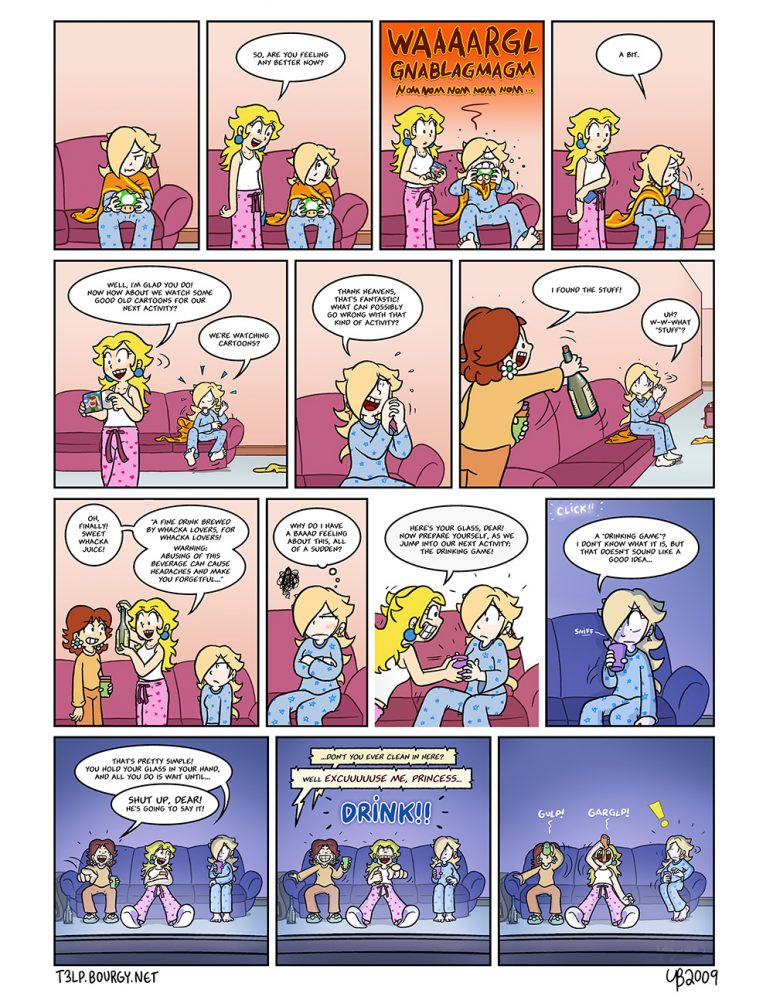 Part 1 – Page 18 – The 3 Little Princesses – A fan comic by Yves Bourgelas