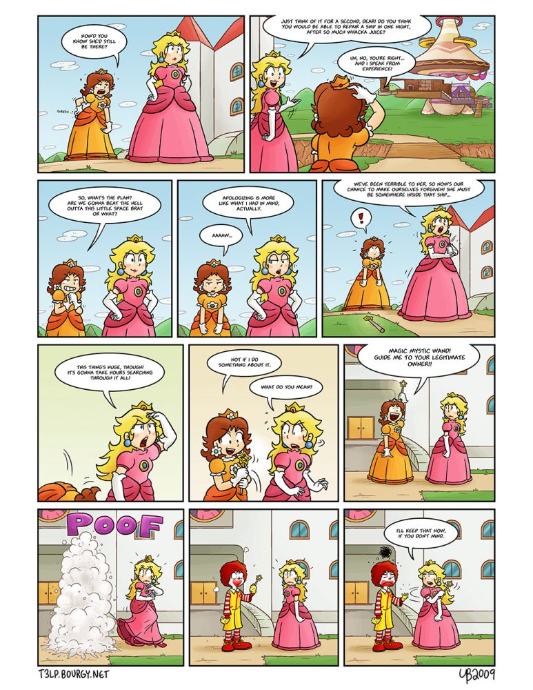 Part 1 – Page 24 – The 3 Little Princesses – A fan comic by Yves Bourgelas